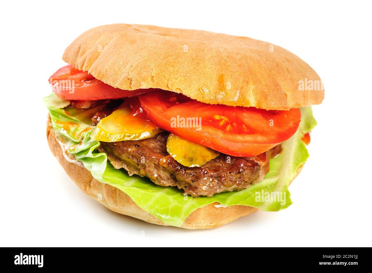 realistic looking hamburger Stock Photo - Alamy