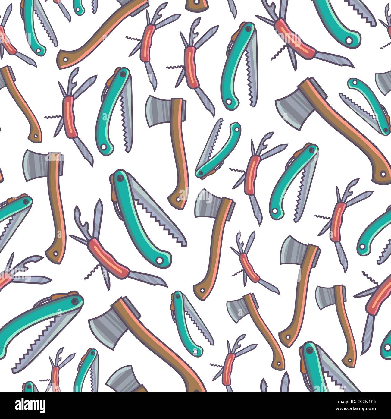 Ax tools carpenter work Stock Vector Images - Alamy