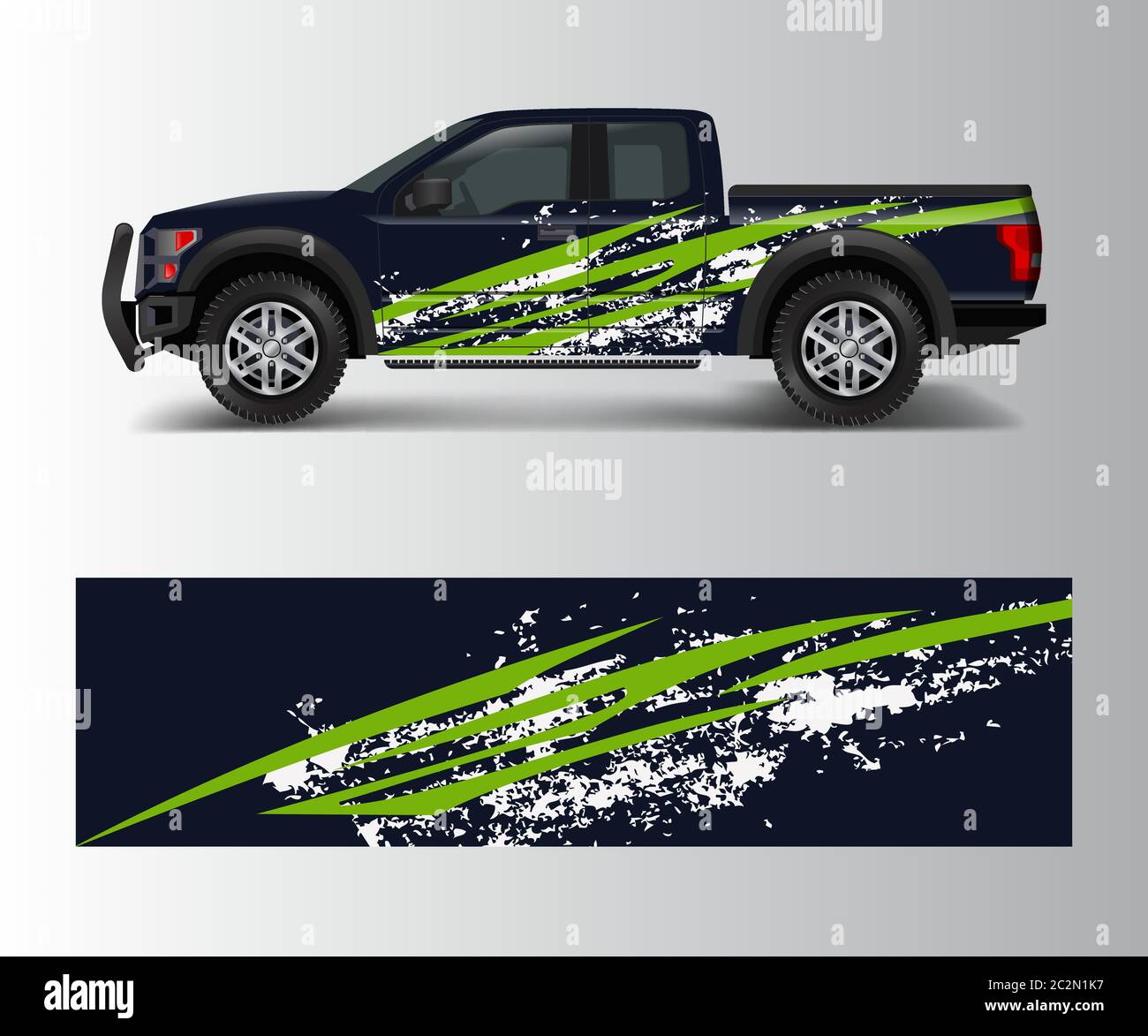 wrap graphic design vector for off road truck. Abstract sporty and ...