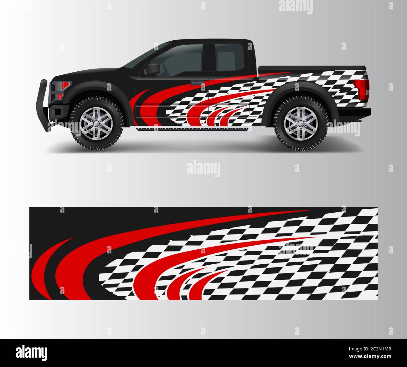 abstract Racing graphic background vector for offroad vehicle wrap ...
