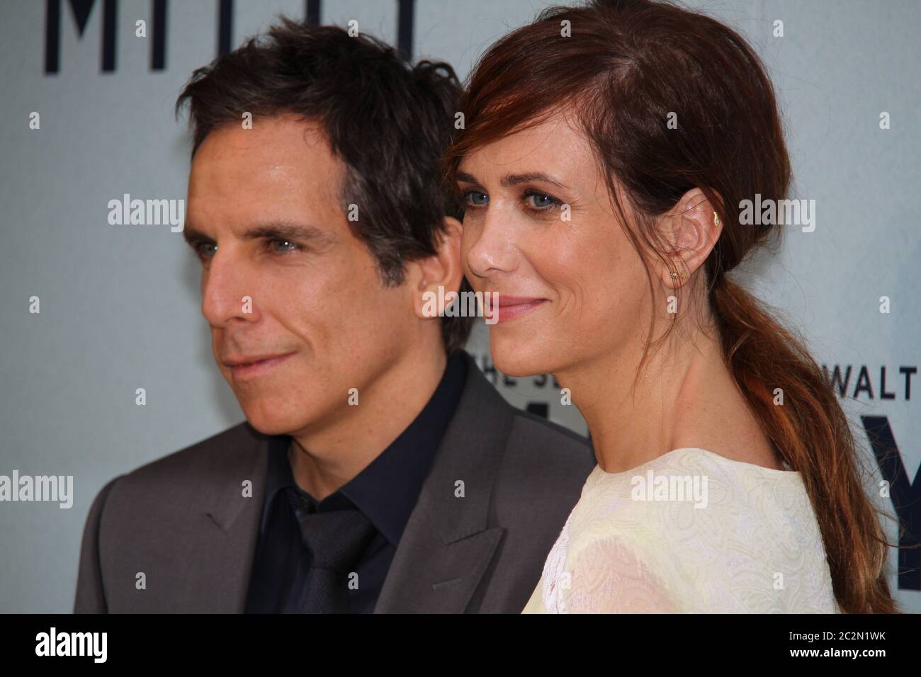 Ben Stiller and Kristen Wiig arrive on the red carpet for the ...