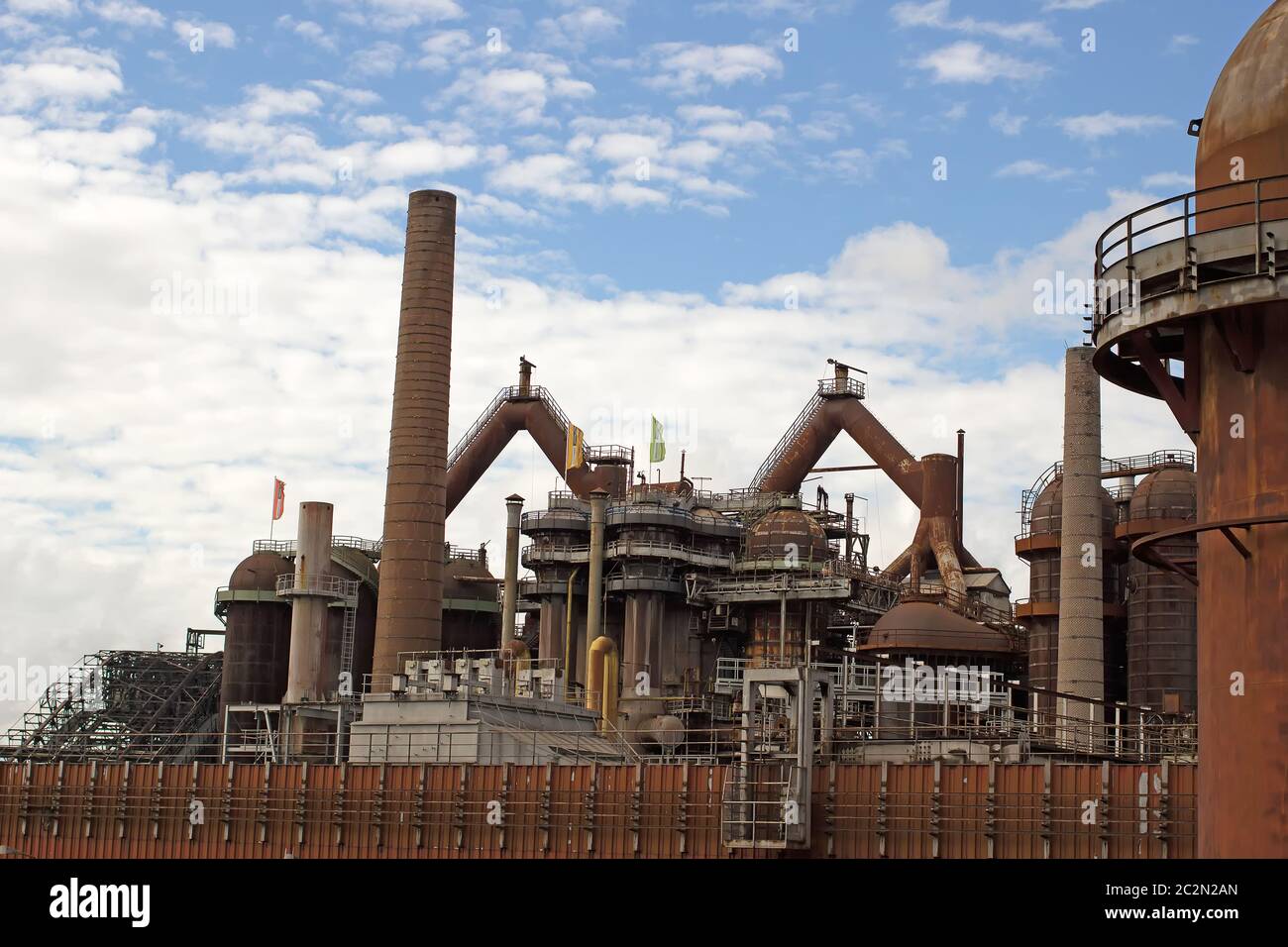 Old steelworks site hi-res stock photography and images - Alamy