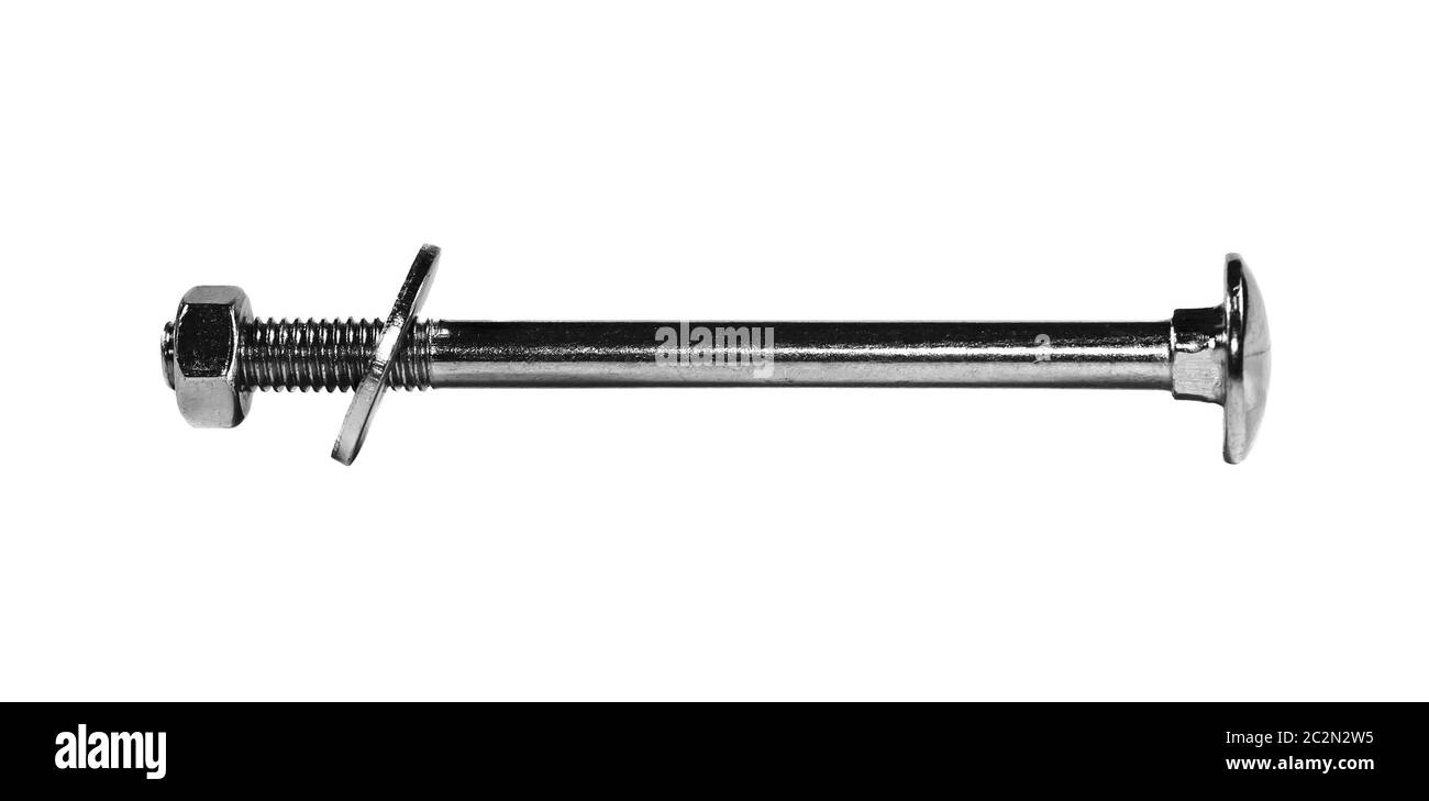 Nut and bolt Black and White Stock Photos & Images - Alamy