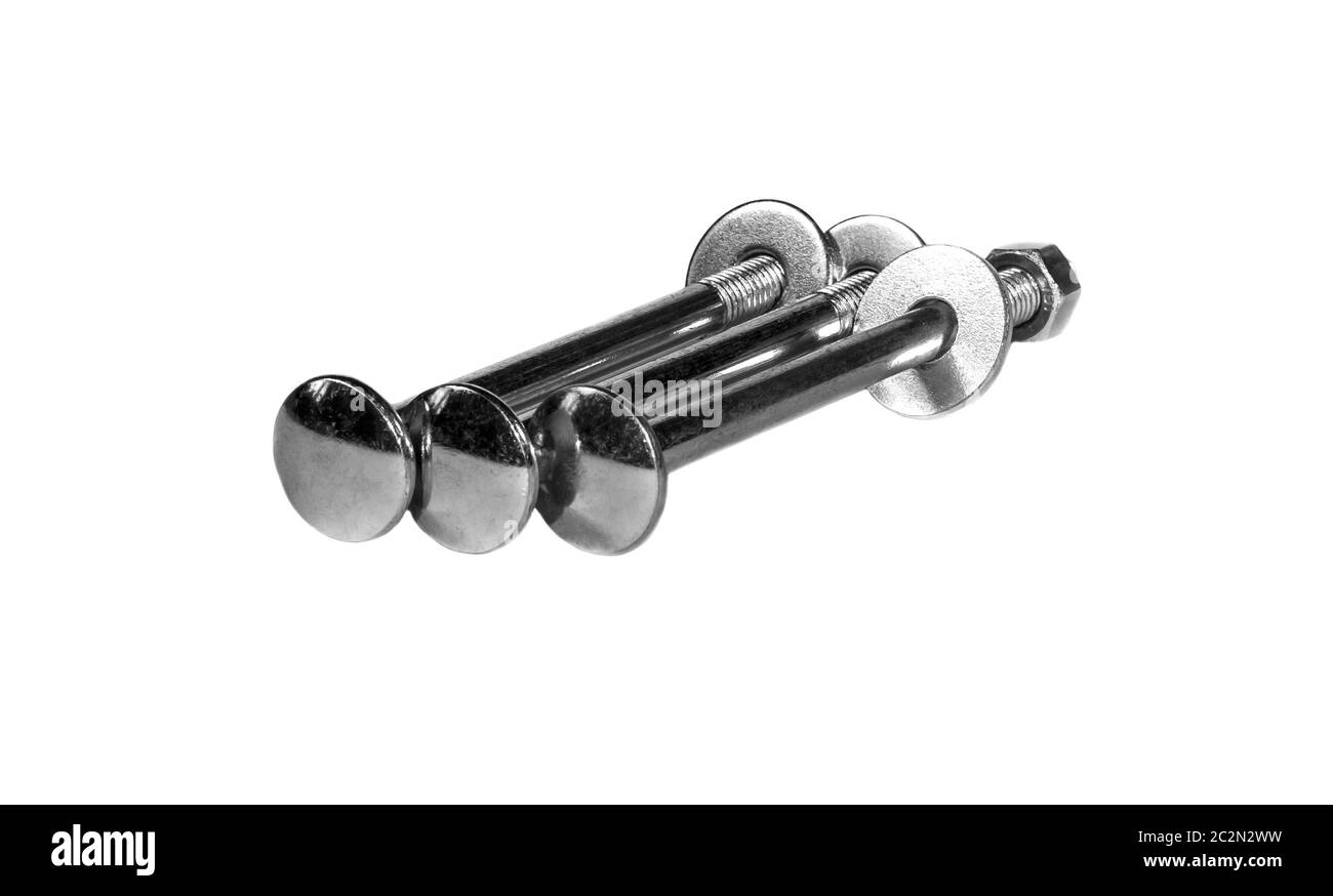 Three mounting bolts Stock Photo - Alamy
