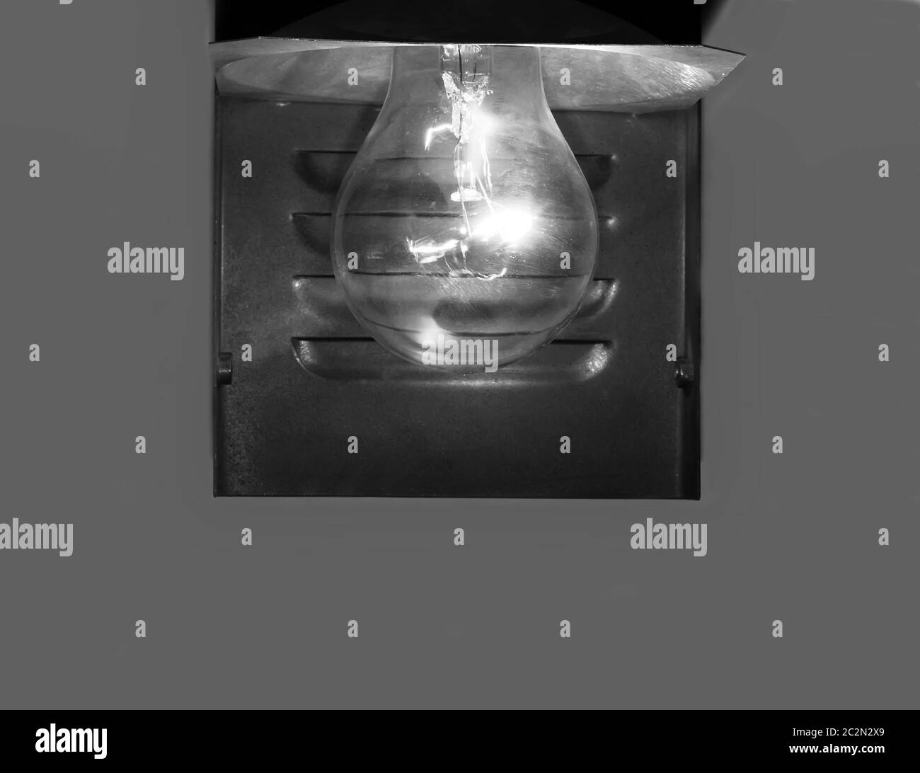 Burning electric lamp Stock Photo - Alamy