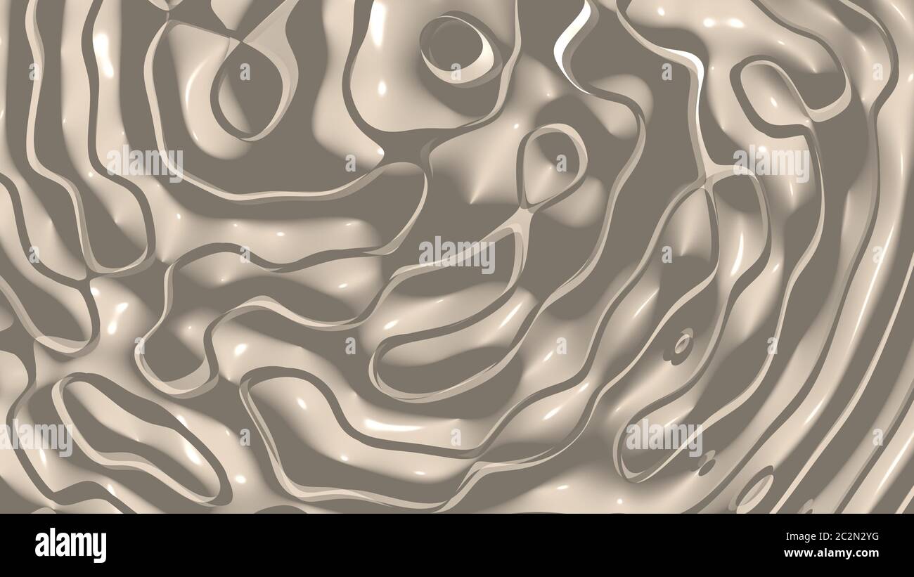 Plain 3D abstract background of monochromic Light orange color with ...