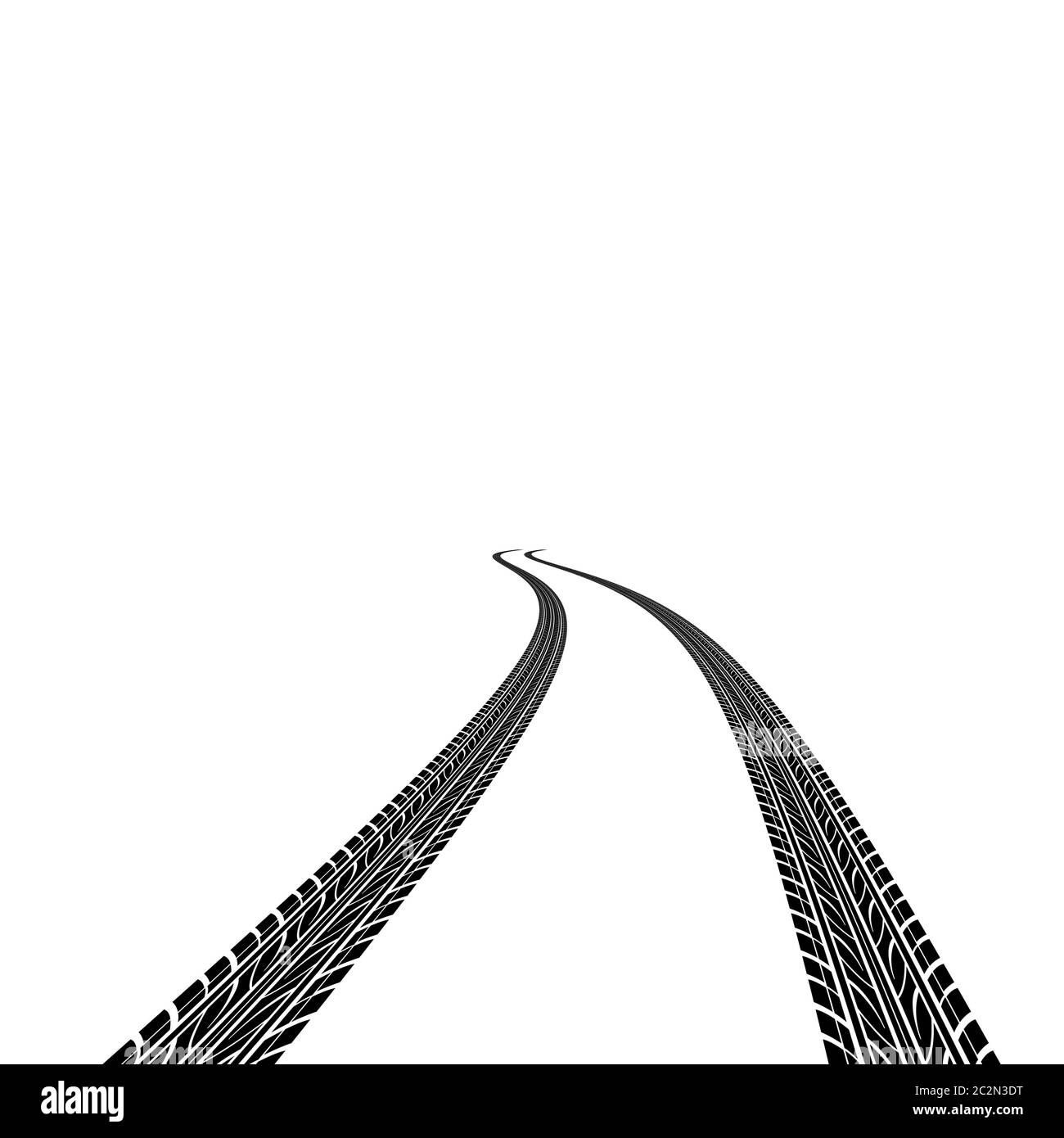 Tire prints Black and White Stock Photos & Images - Alamy