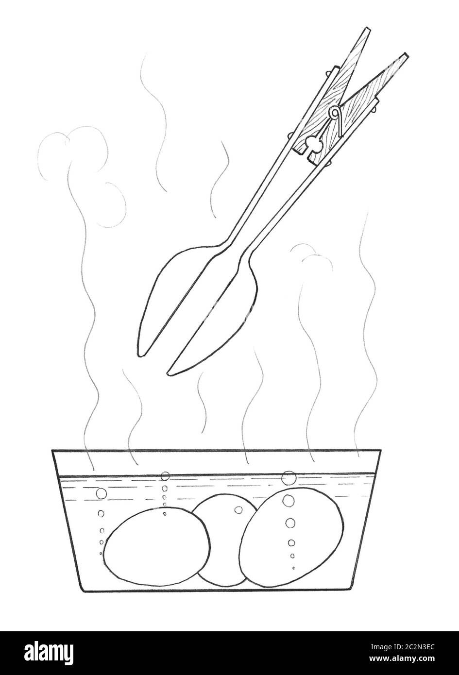 Food boiling Black and White Stock Photos & Images - Alamy