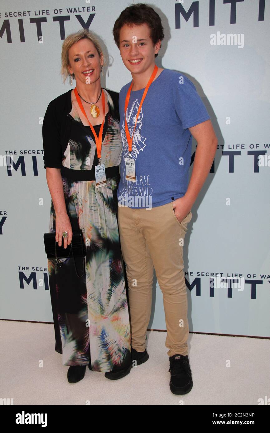 Journalist, radio presenter and media personality Amanda Keller and son ...