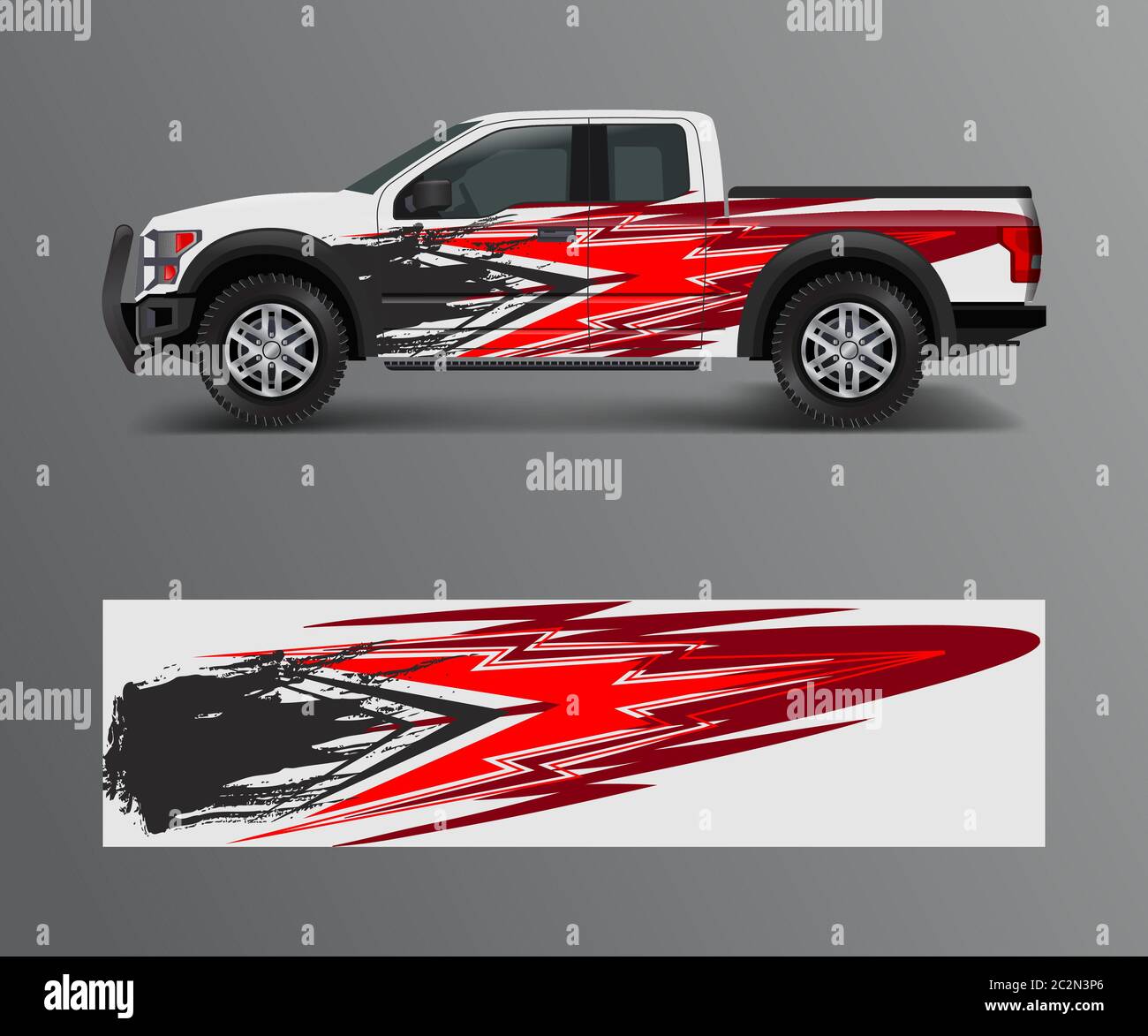 abstract Racing graphic background vector for offroad vehicle wrap ...