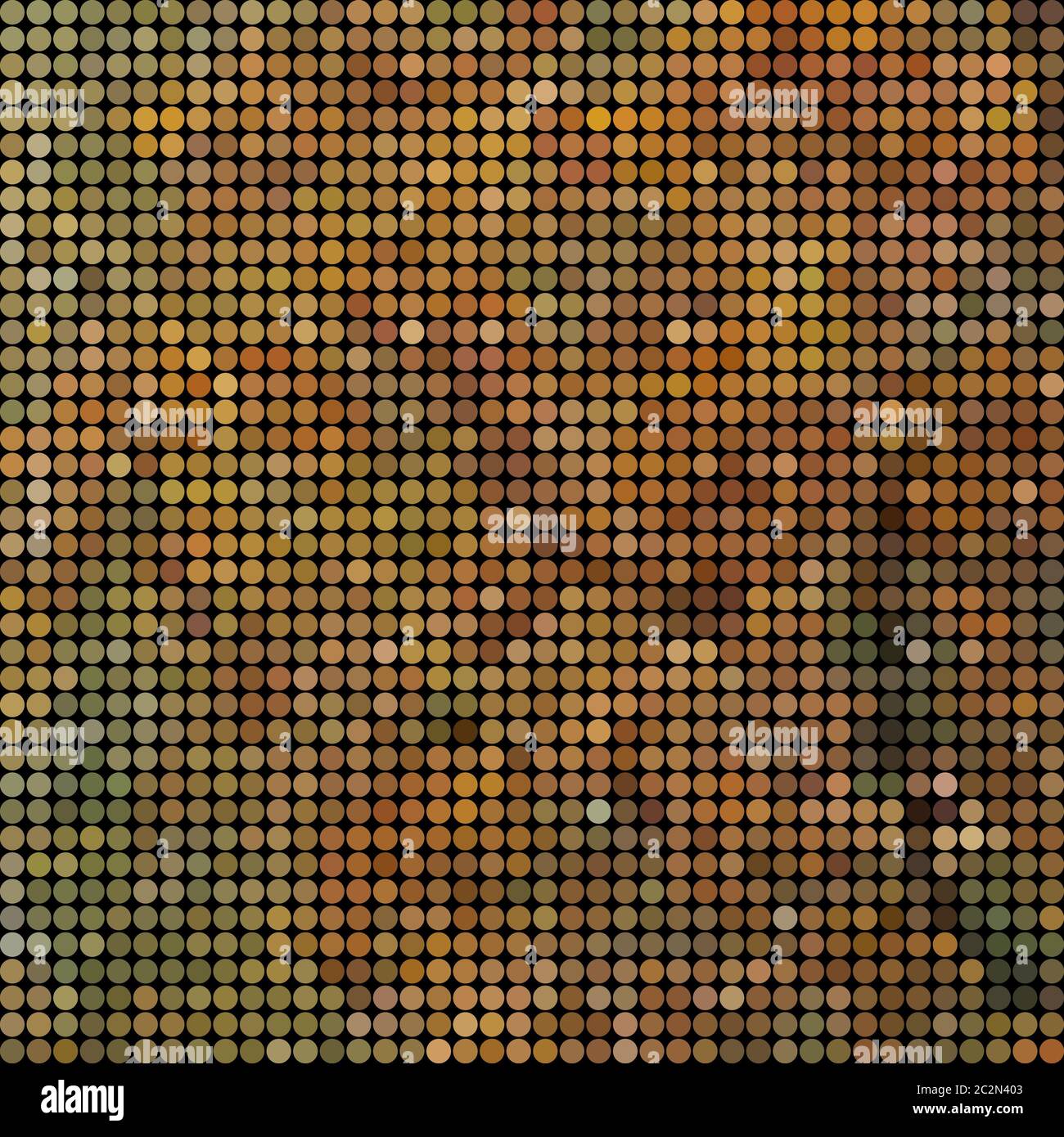 abstract colored round dots background - brown Stock Photo - Alamy