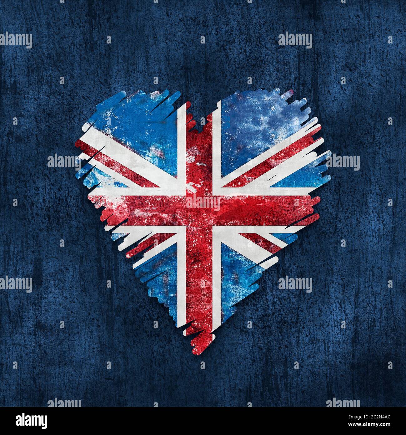 Union jack heart hi-res stock photography and images - Alamy