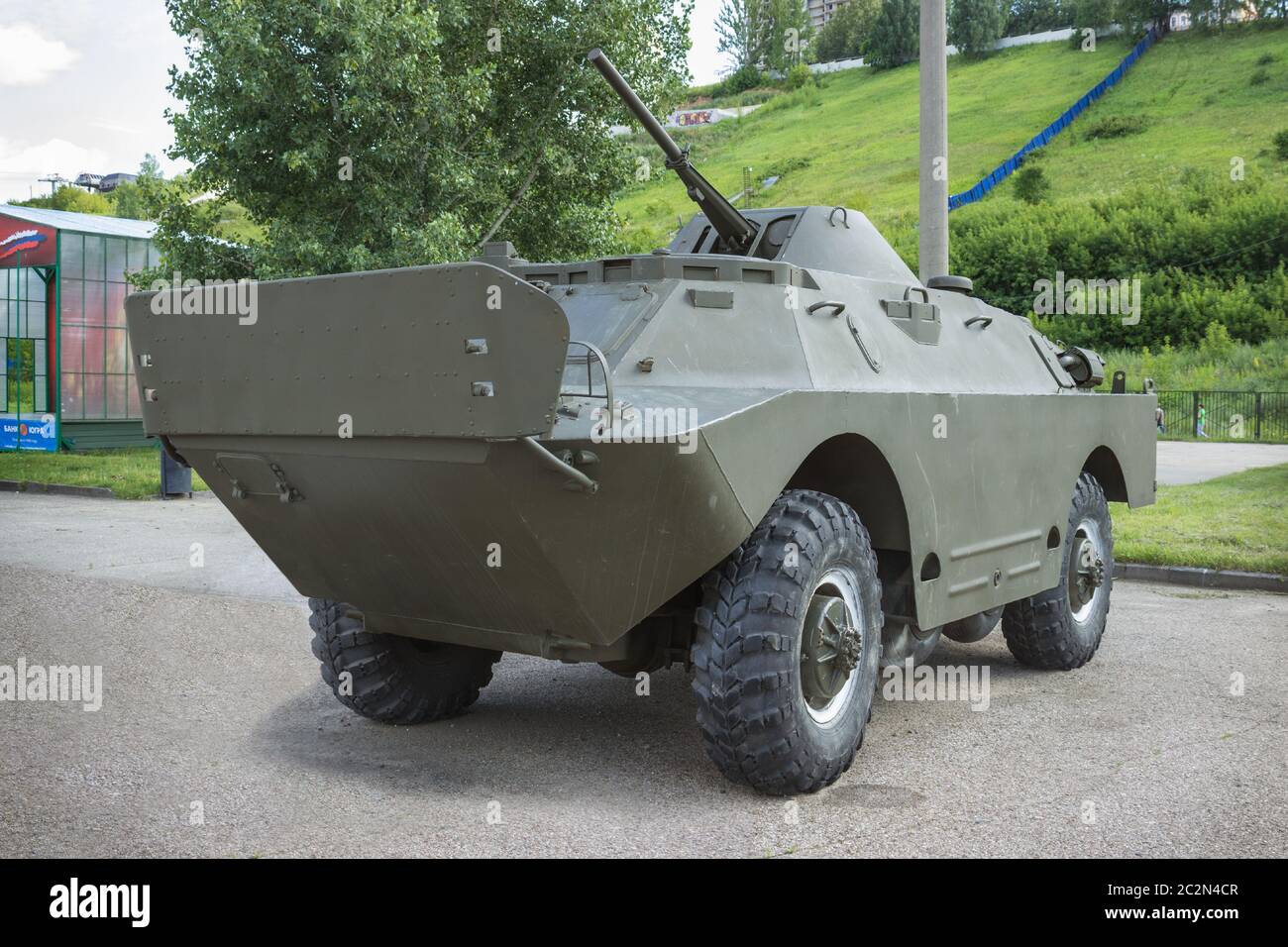 Soviet armored reconnaissance and patrol vehicle BRDM-2 Stock Photo - Alamy
