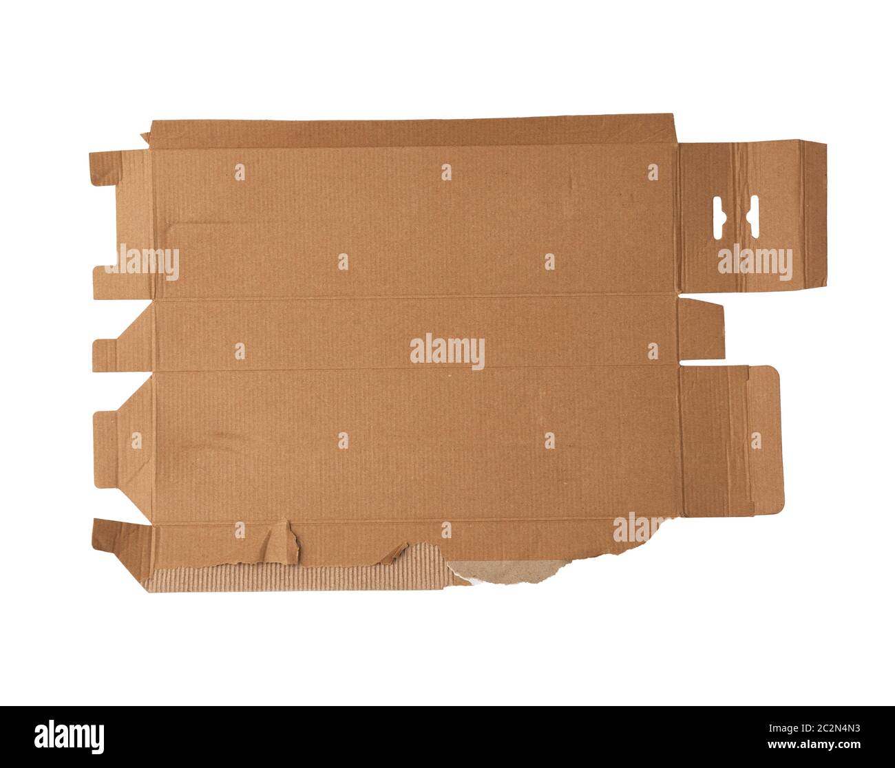 Decorative corrugated cardboard background texture Cut Out Stock Images & Pictures - Alamy
