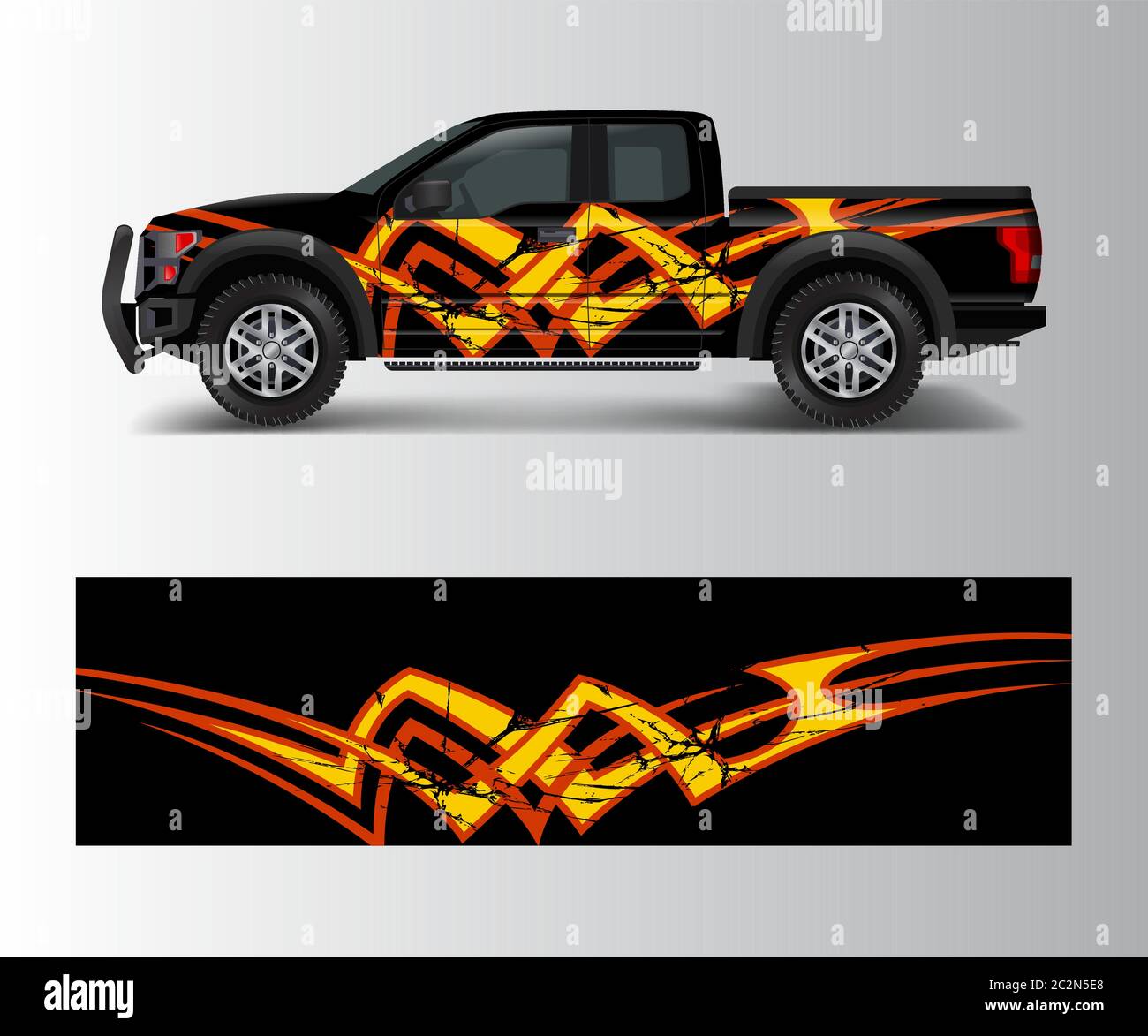 Racing graphic background vector for Truck, Pickup and vehicle branding ...