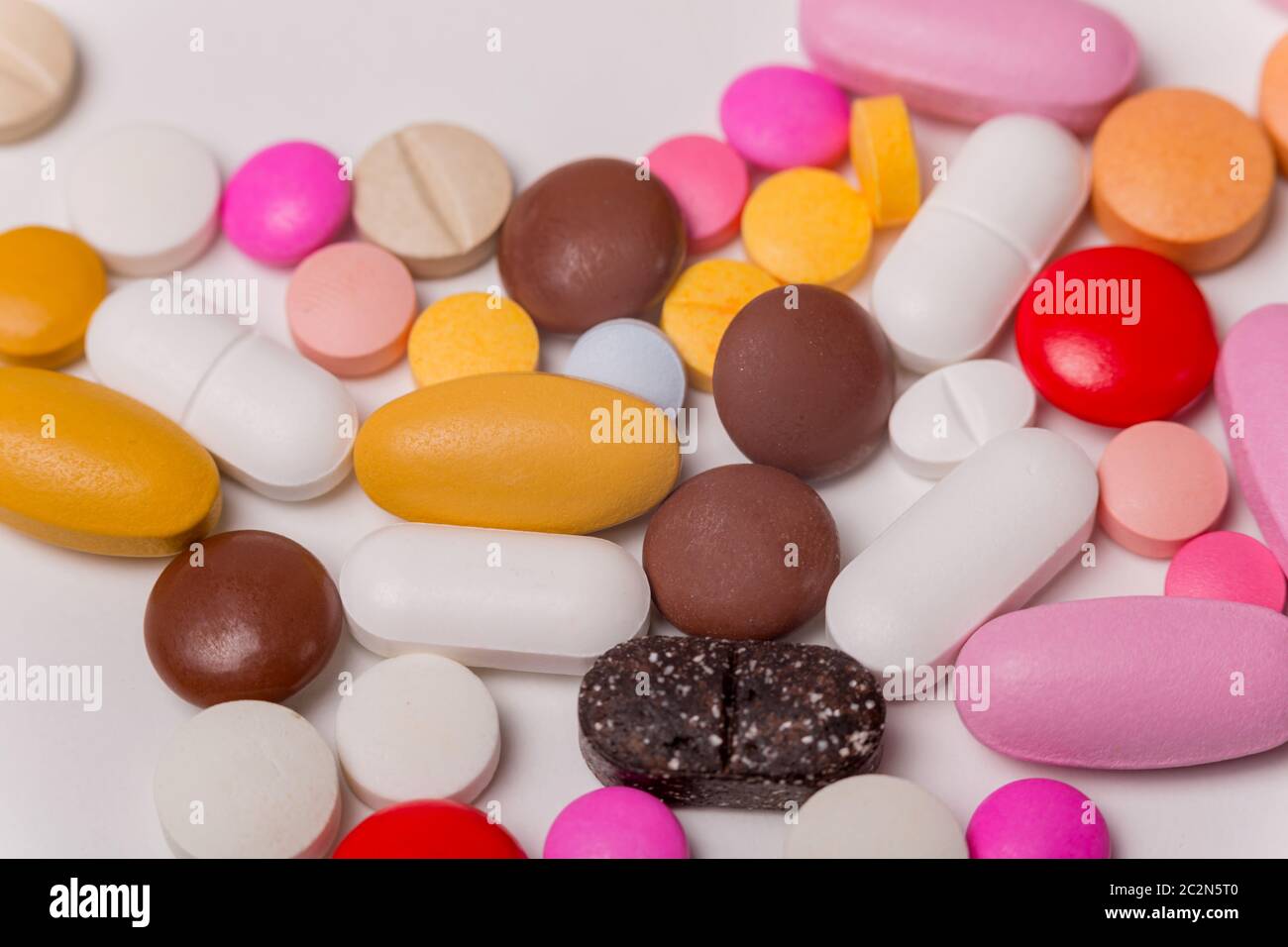 different Tablets pills capsule heap mix therapy drugs Stock Photo - Alamy