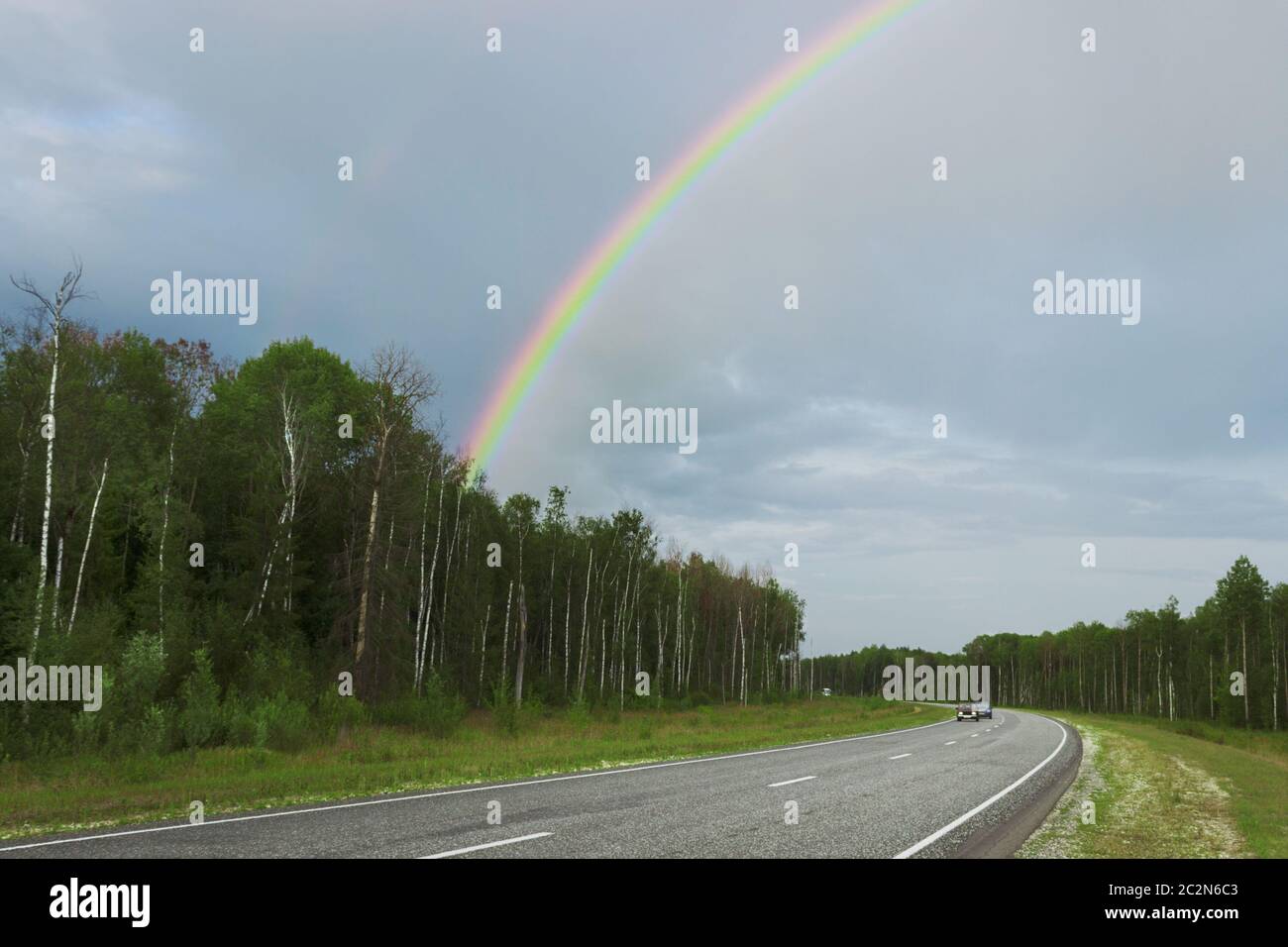 Rainbow after rain hi-res stock photography and images - Alamy