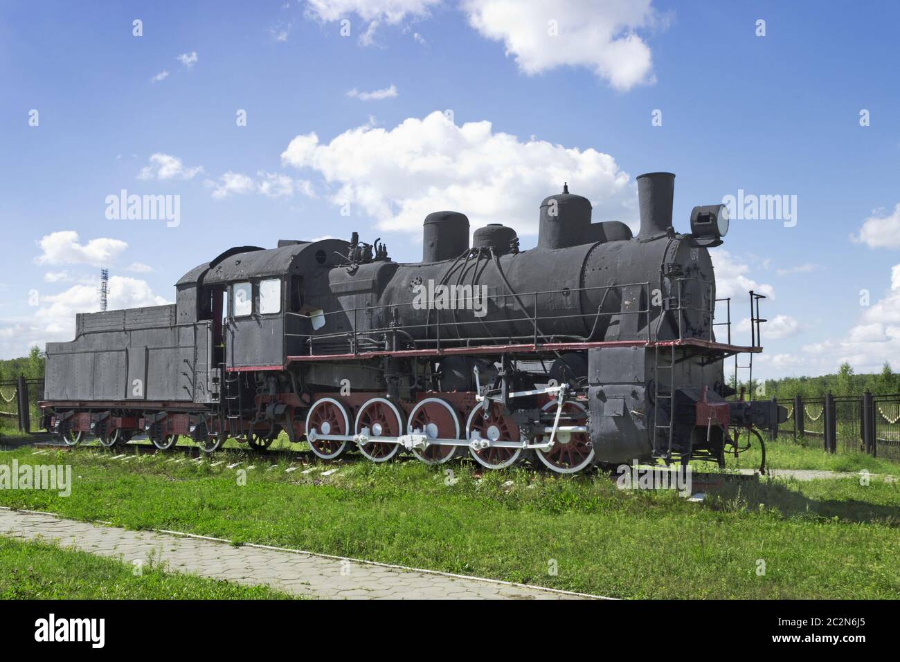 The steam locomotive of Soviet production of the 30s Stock Photo - Alamy