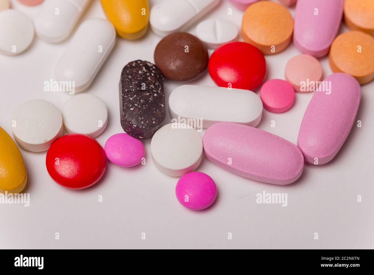 different Tablets pills capsule heap mix therapy drugs Stock Photo - Alamy