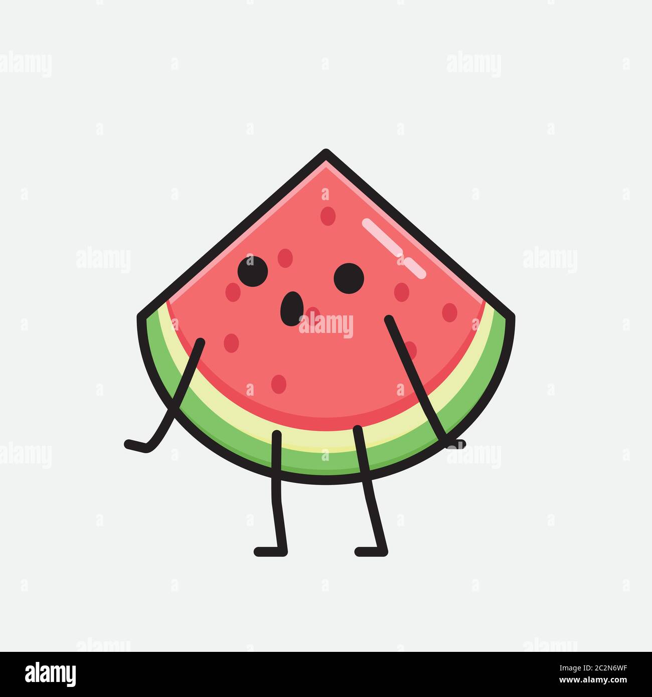 Watermelon Cartoon Characters