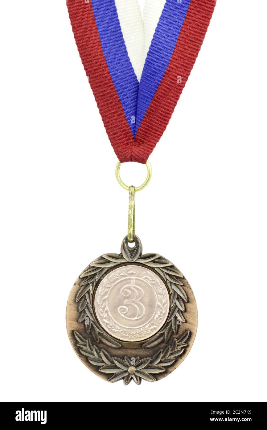 Medal is awarded for winning the student competition Stock Photo - Alamy