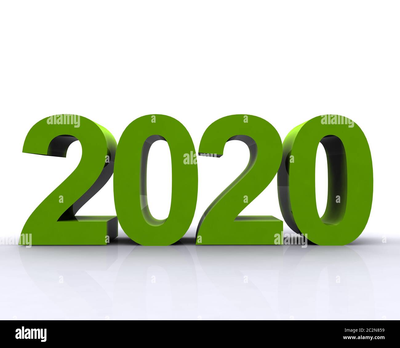 2020 colored writing in 3d Stock Photo - Alamy