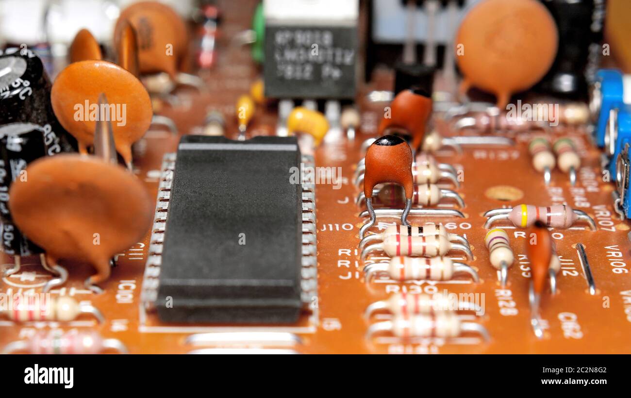 Electronic circuit soldering hi-res stock photography and images - Alamy