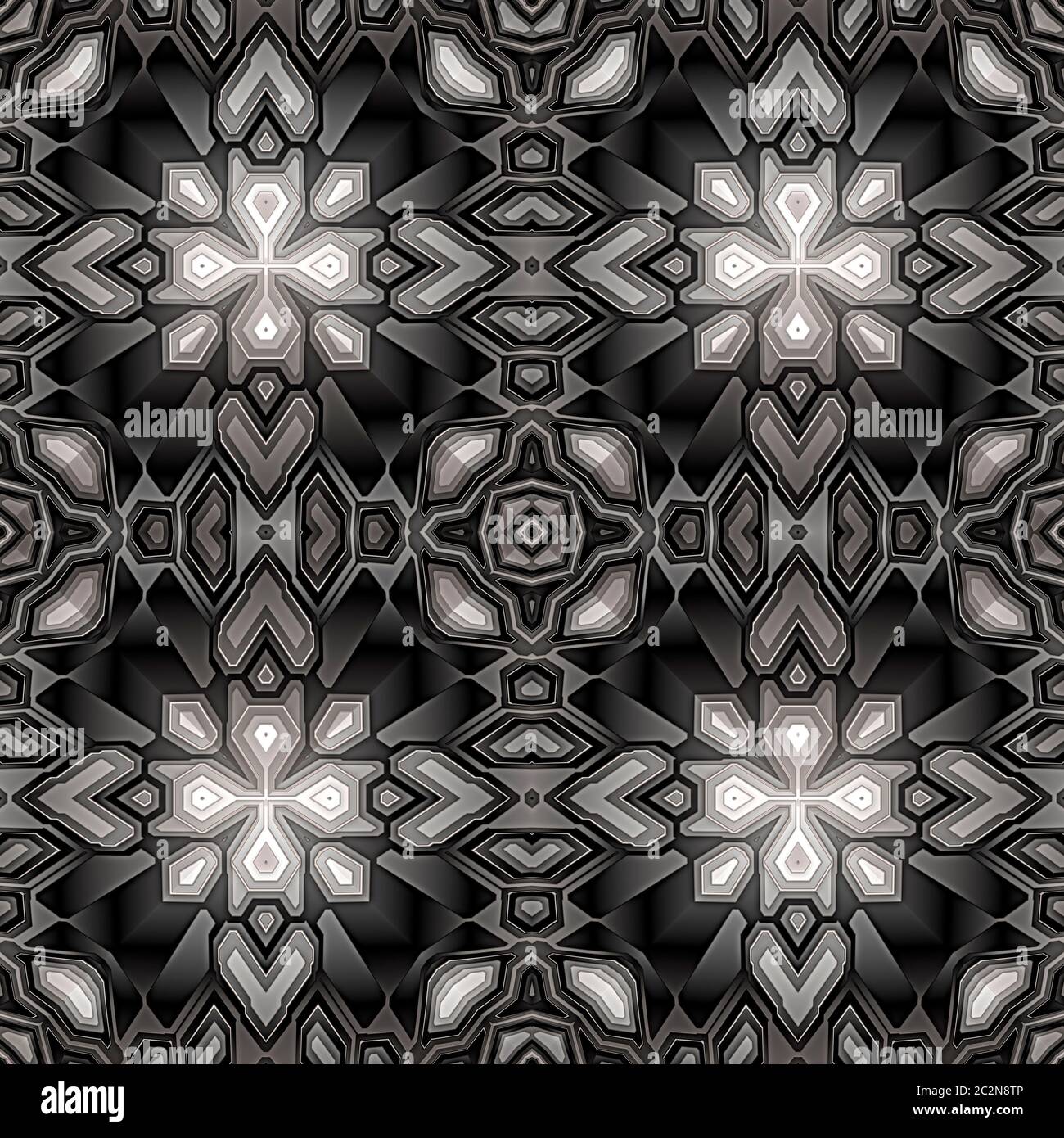digital created seamless repeating tiles pattern in grey gradients ...