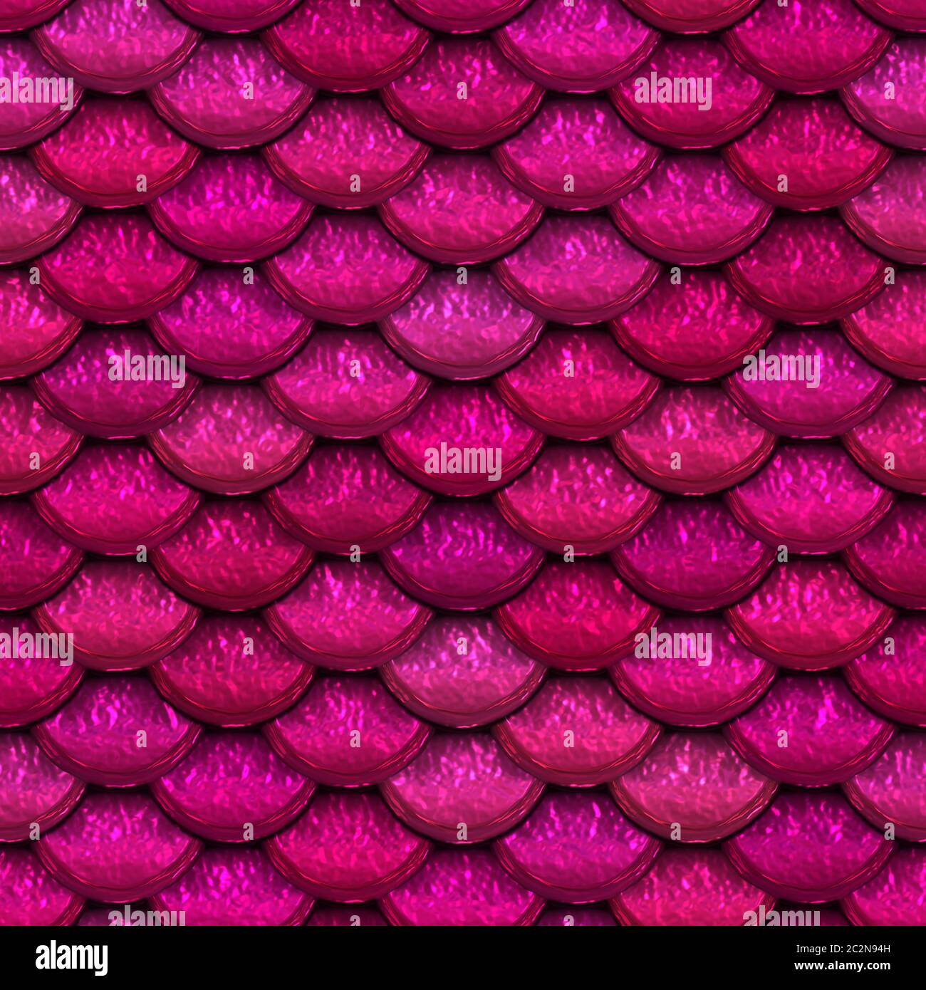 seamless repeating pattern tile of mermaid scales in a vibrant pink ...
