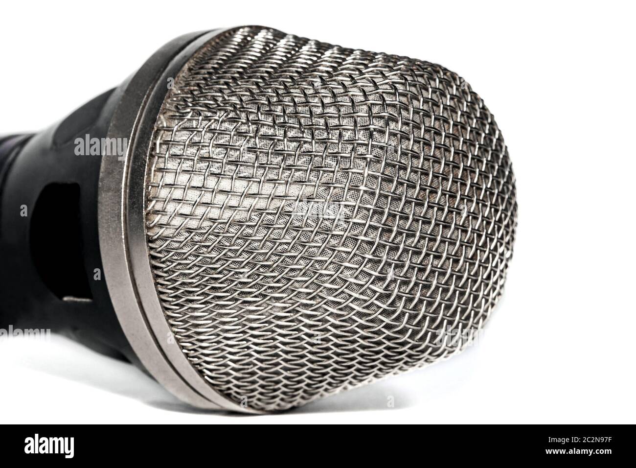 The head of the microphone Stock Photo - Alamy