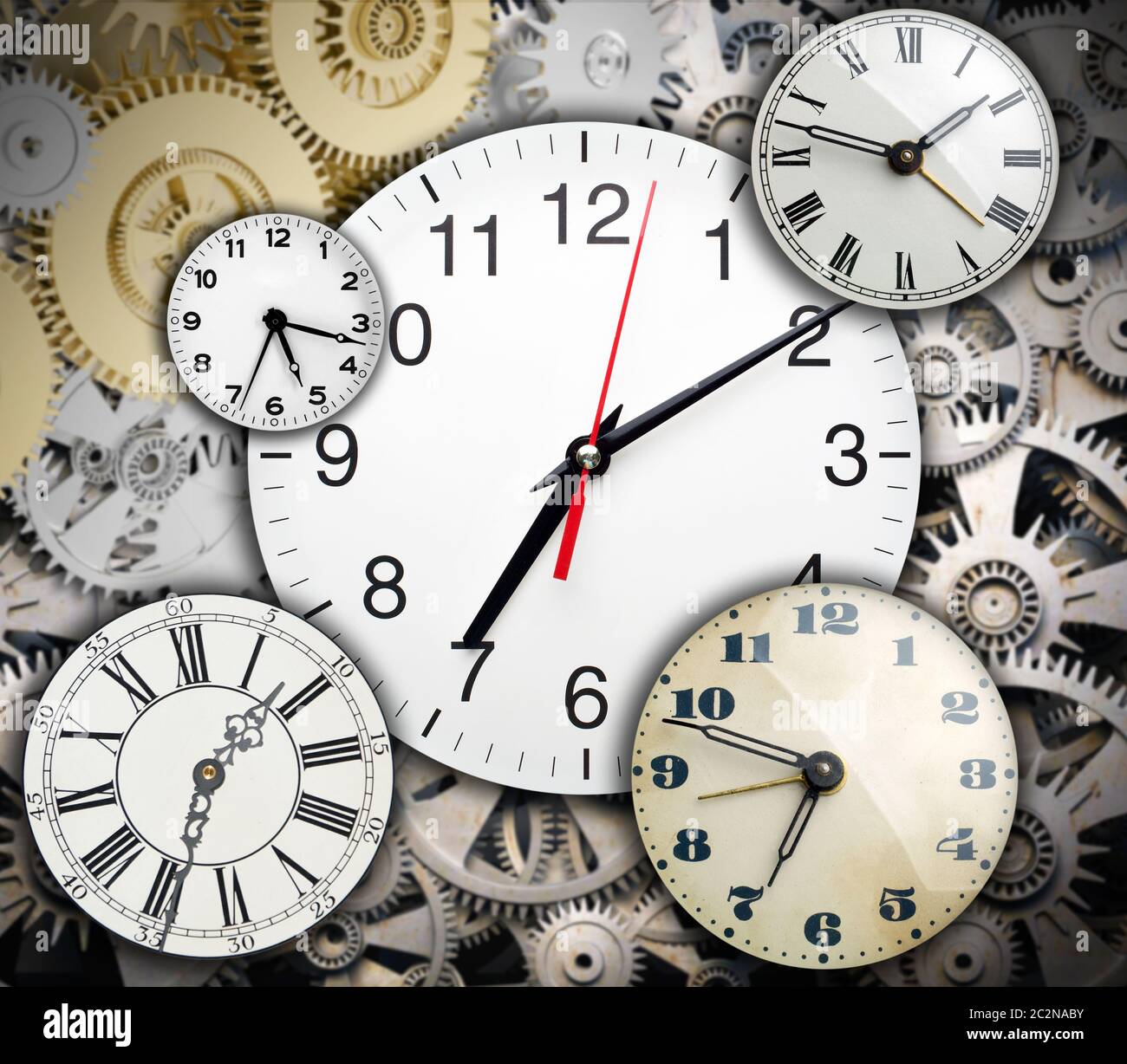 Many clocks hi-res stock photography and images - Alamy