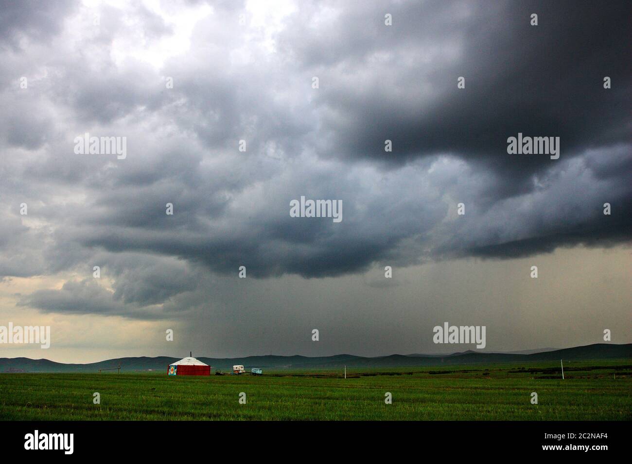 The hulunbuir prairie in Inner Mongolia Stock Photo - Alamy