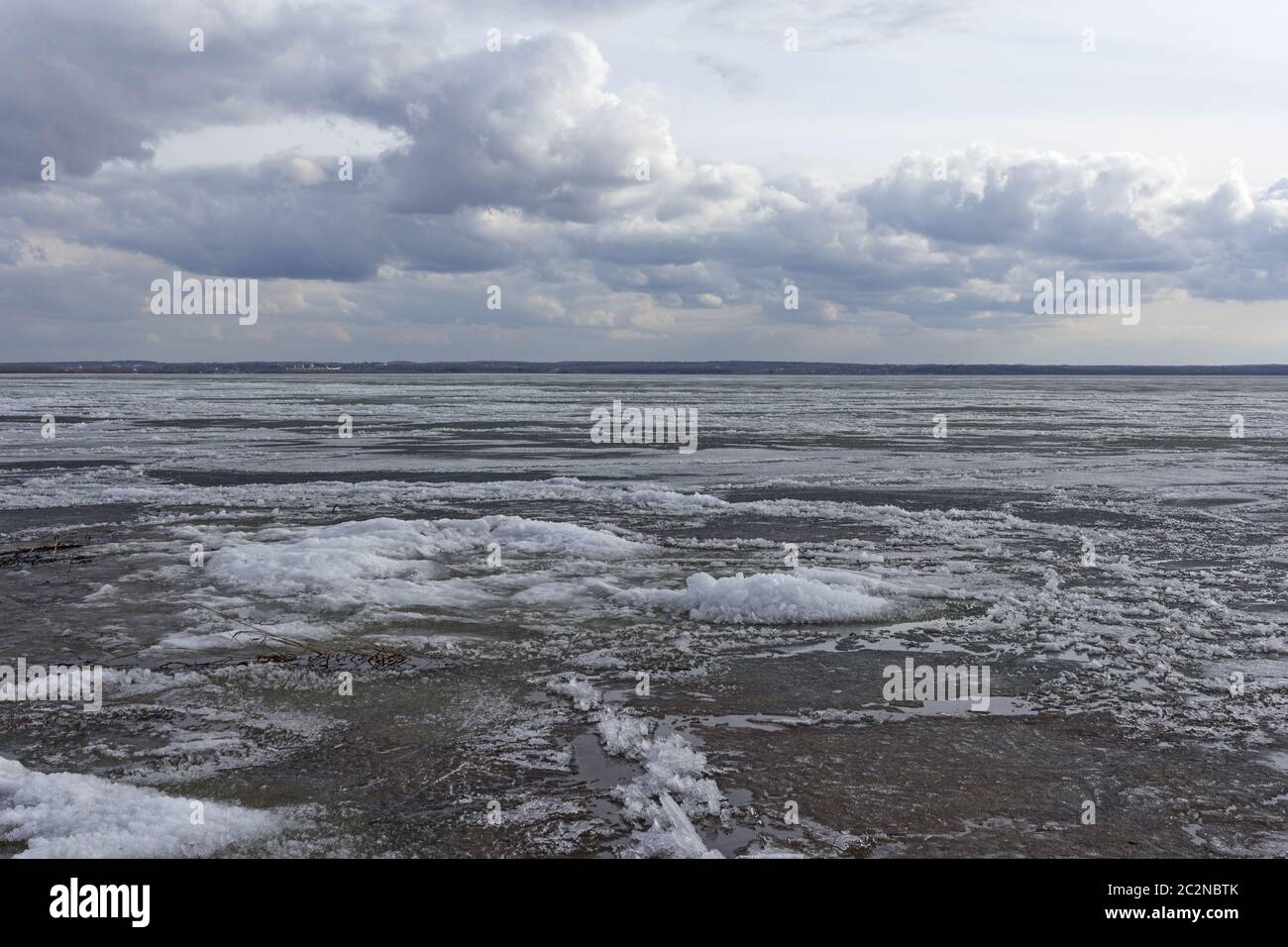 ice texture of ice skating rink outdoors with snow Stock Photo - Alamy