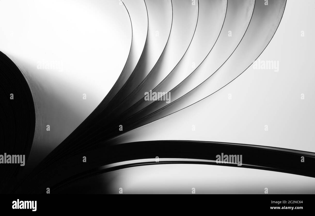 Macro view of book pages Stock Photo - Alamy