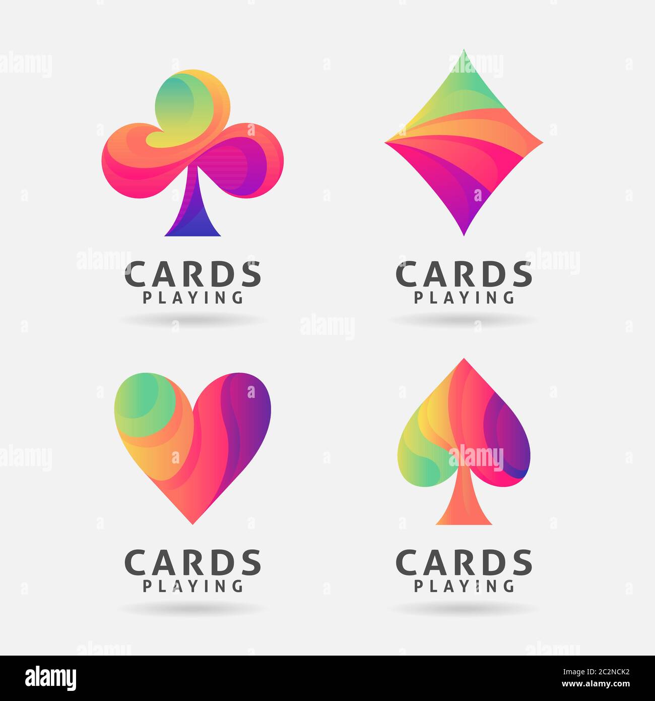 Colorful design of Playing card symbol Stock Vector Image & Art - Alamy