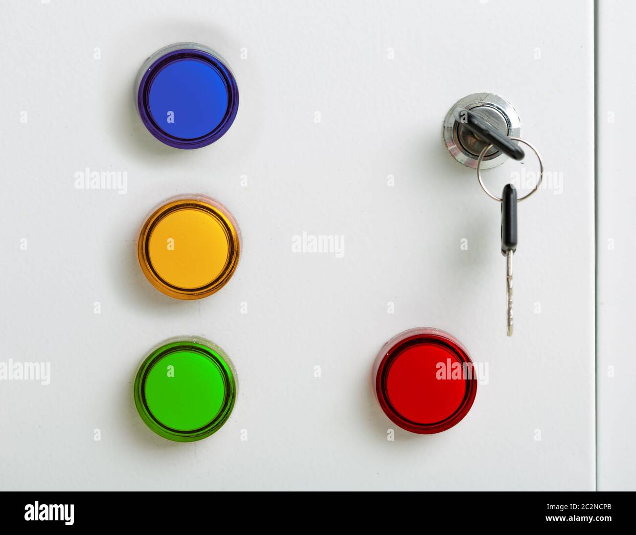 Colorful indicators electrical switchgear cabinet Stock Photo - Alamy