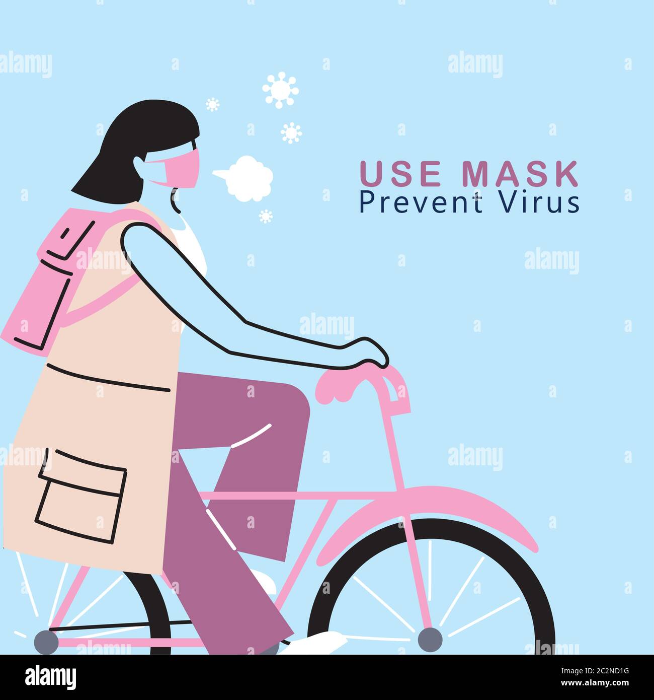 Bycicle mask Stock Vector Images - Alamy