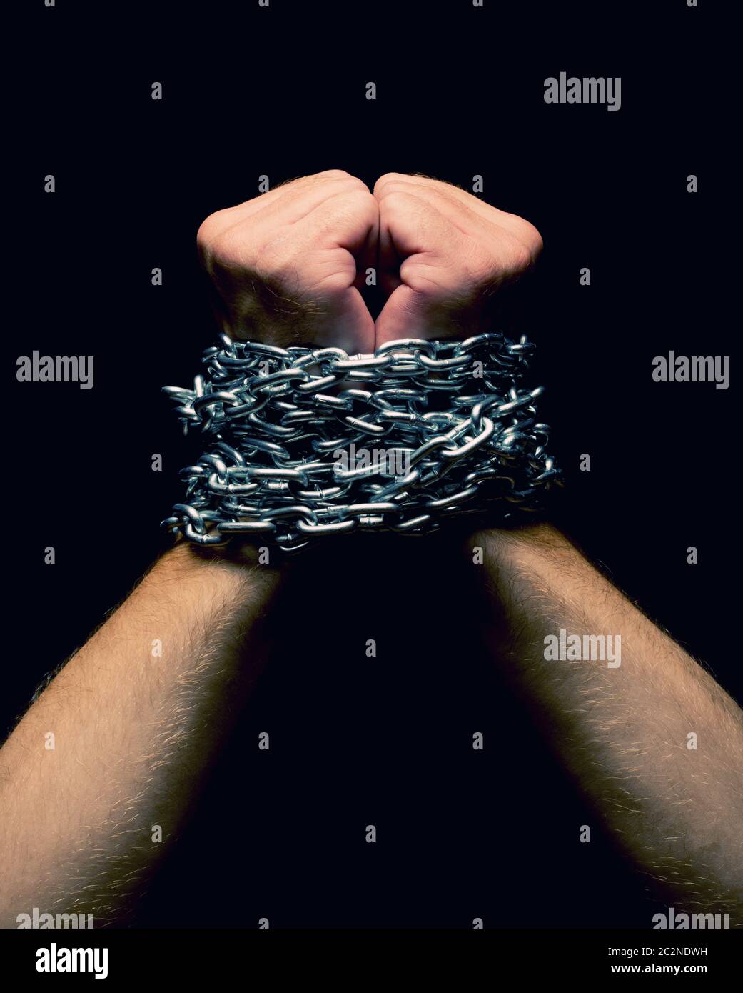 Chained Hands High Resolution Stock Photography and Images - Alamy
