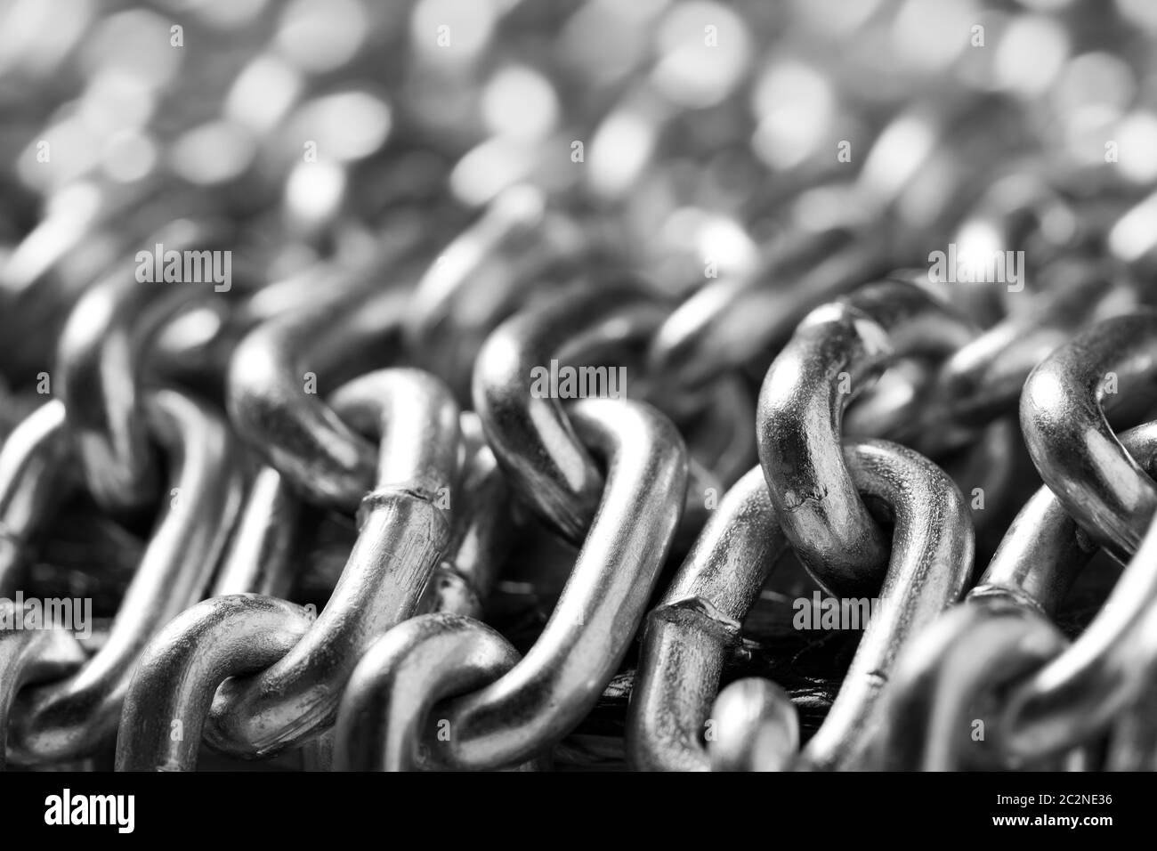 Closeup view of industrial chains Stock Photo - Alamy