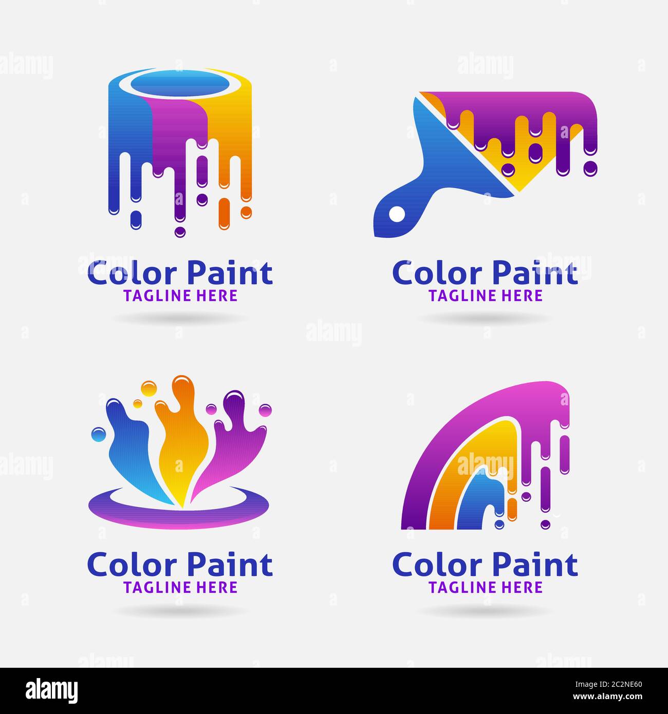 Paint Color Ideas Stock Vector Images - Alamy