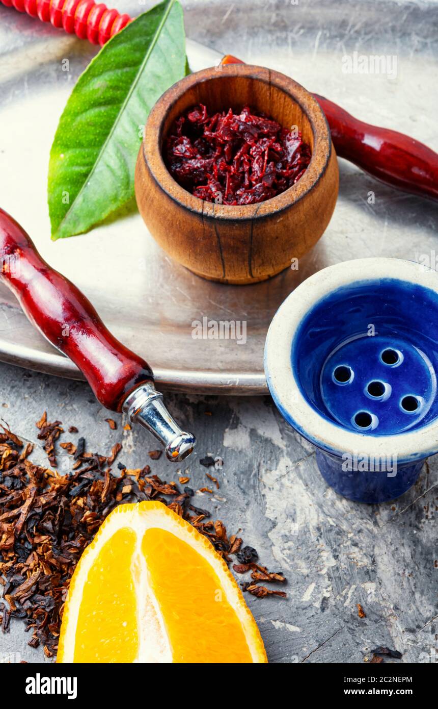 Hookah tobacco with the taste of orange.Tobacco with the aroma of ...