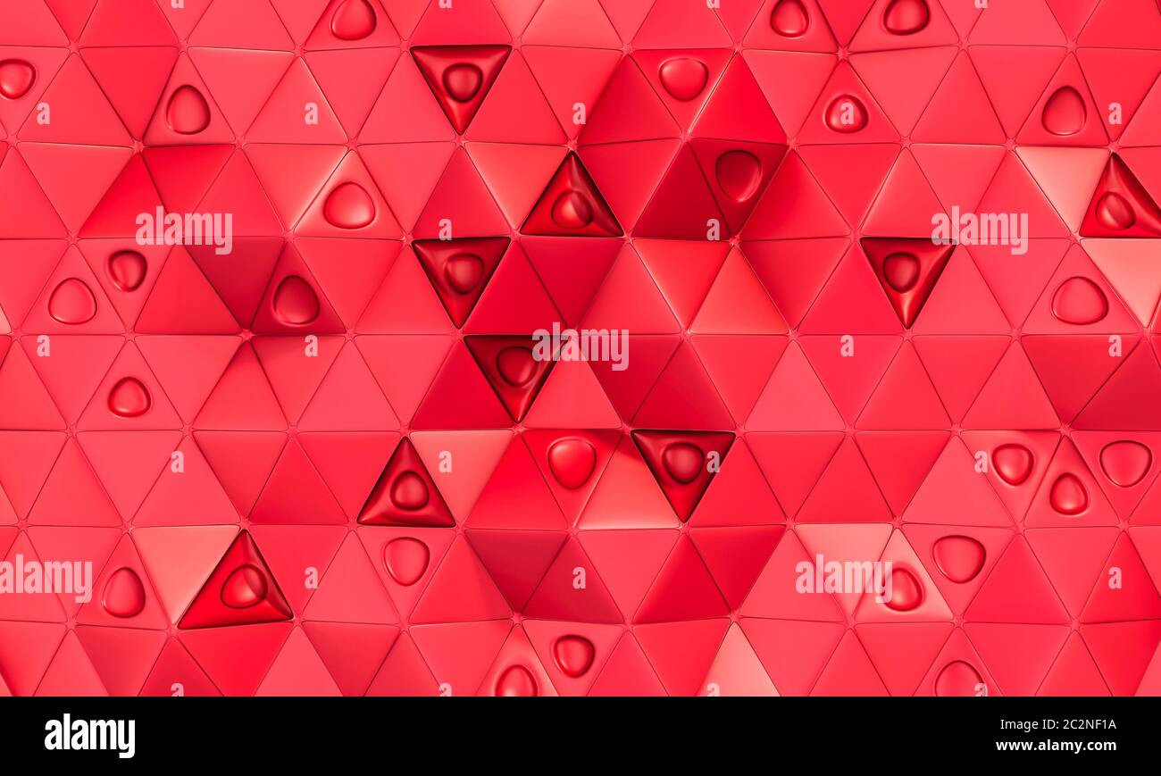 3d image render of a geometric background with triangular shapes Stock ...