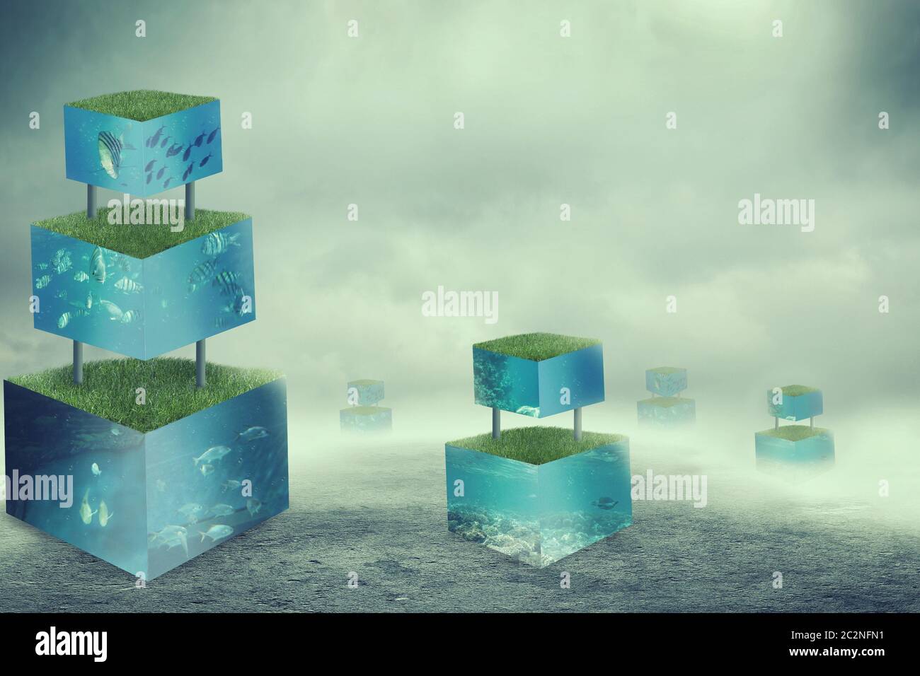 Hazy background hi-res stock photography and images - Alamy