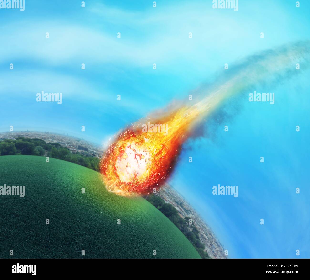 Meteorite strike hi-res stock photography and images - Alamy