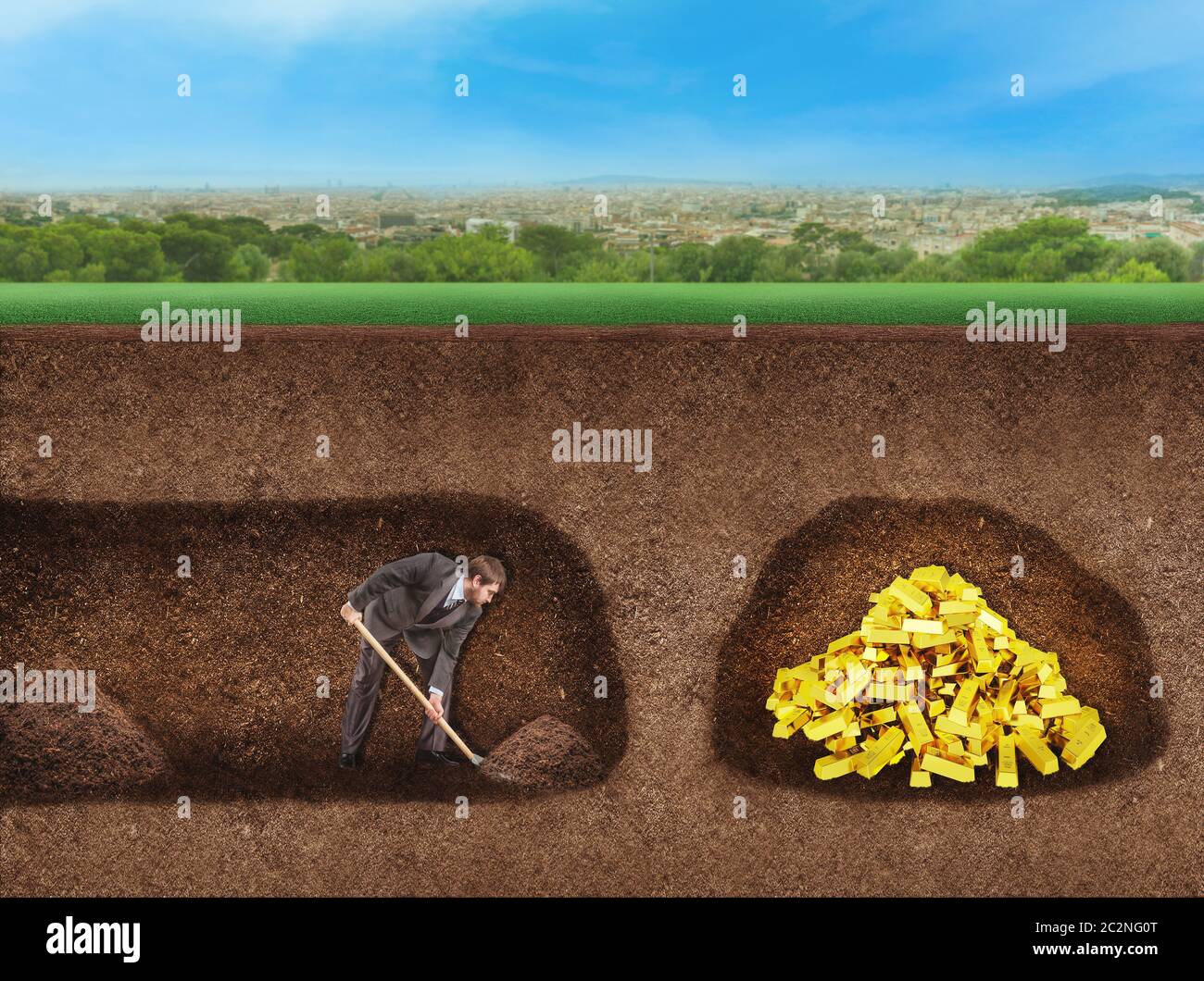 Treasure digs hi-res stock photography and images - Alamy