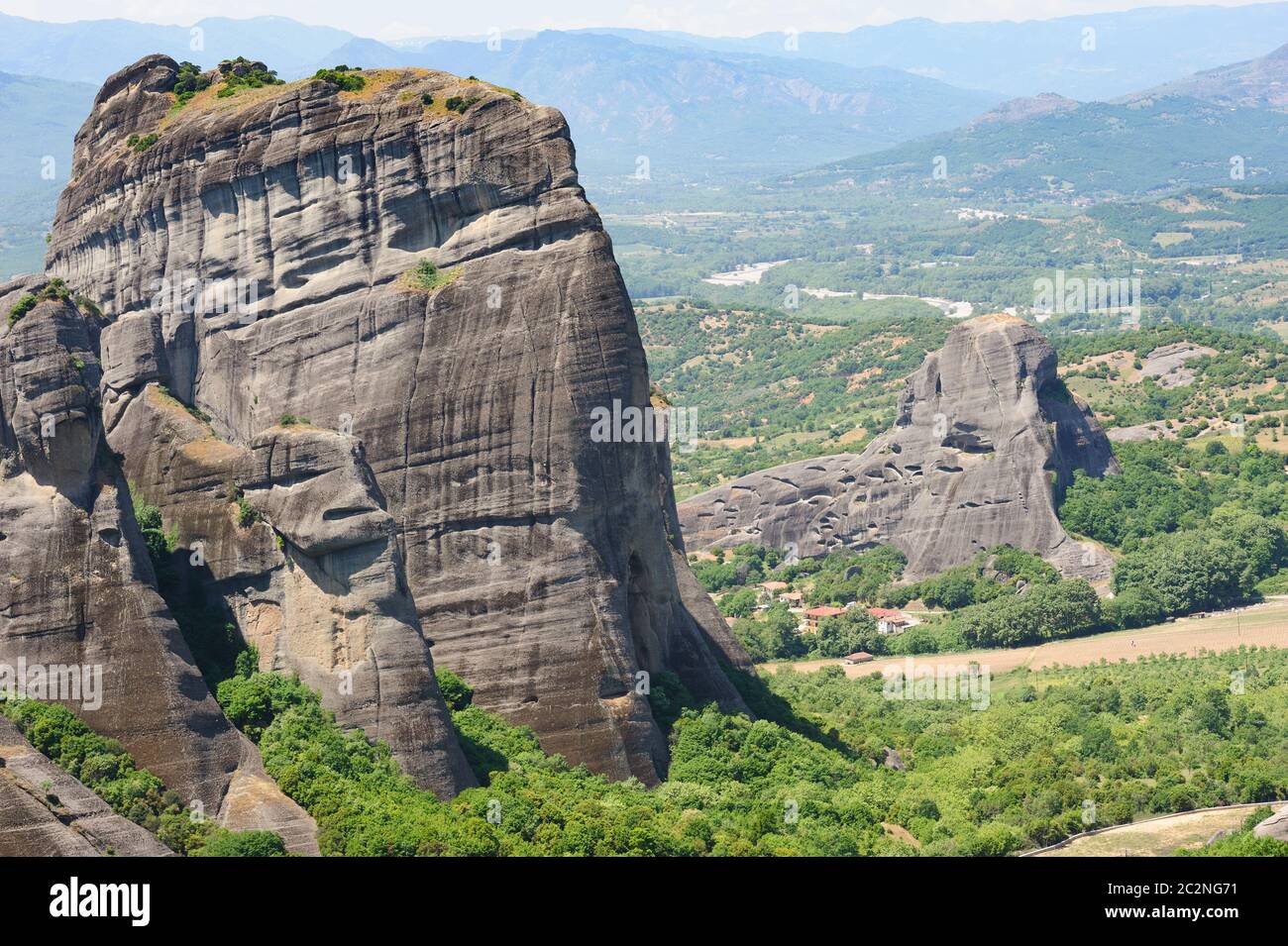 Mountain Monastery in Meteora, Greece Stock Photo - Alamy