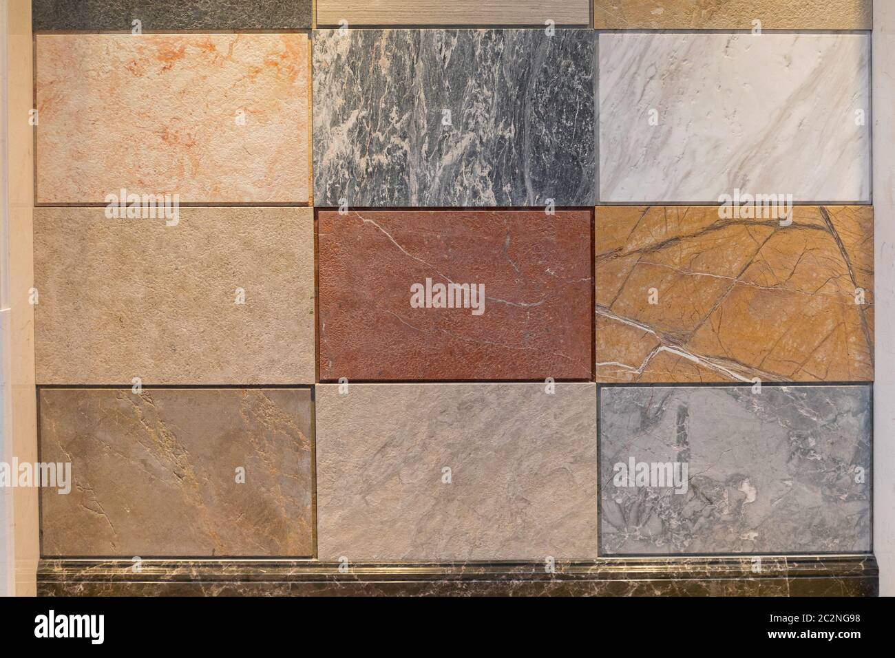 Various Colour Marble Stone Wall Tiles Decor Stock Photo - Alamy