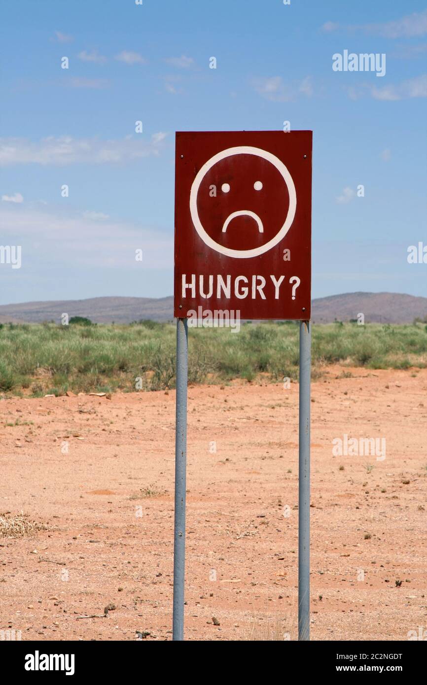 Signs in Namibia. 007 Stock Photo - Alamy