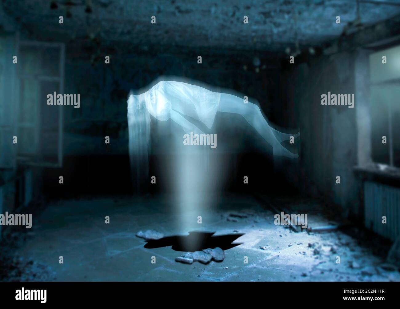 Woman death soul leave hi-res stock photography and images - Alamy