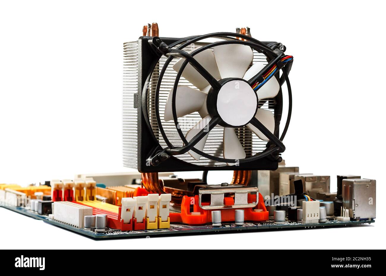 The motherboard of a modern computer Stock Photo - Alamy